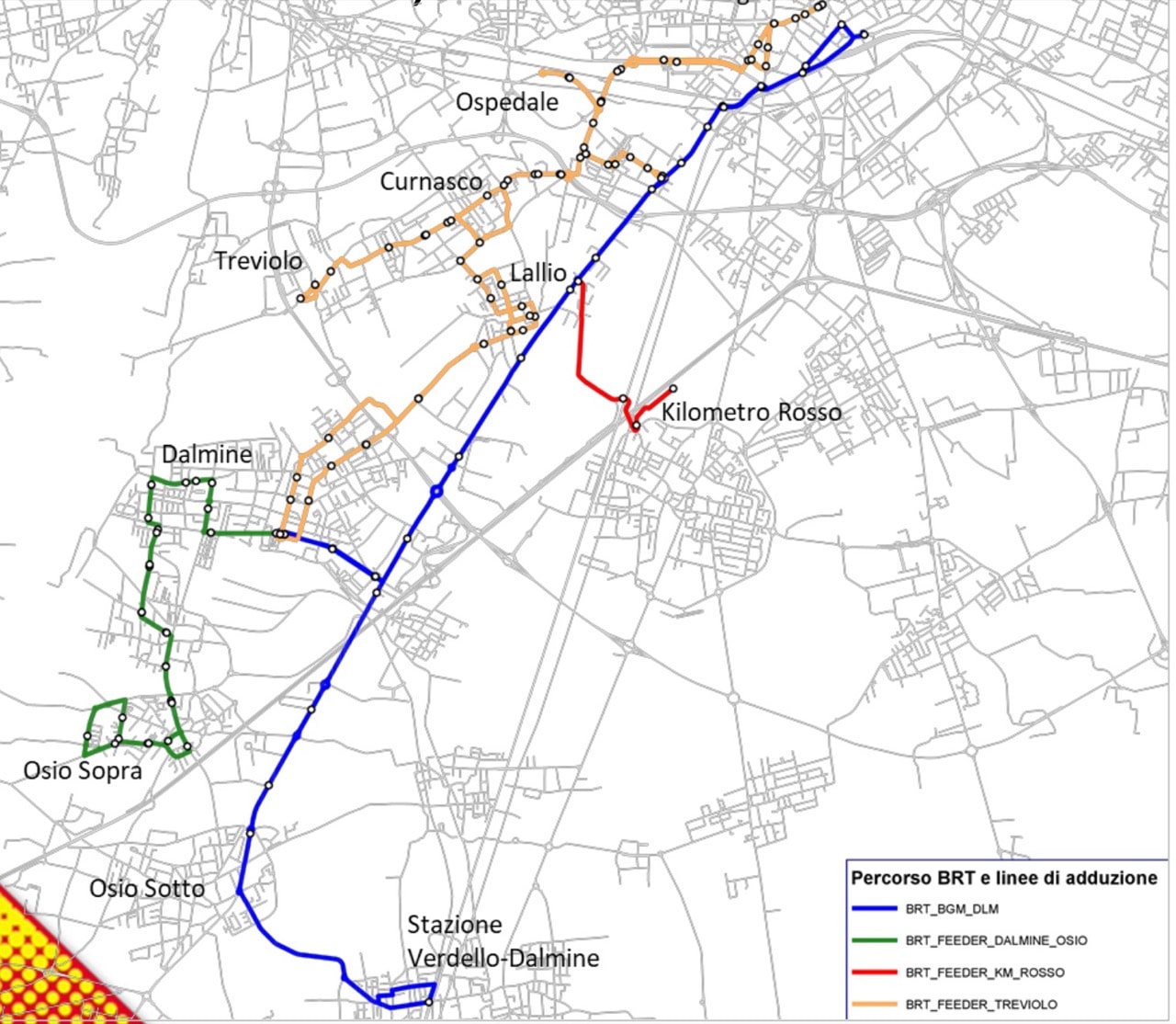 Una nuova linea di bus elettrici da Bergamo a Dalmine